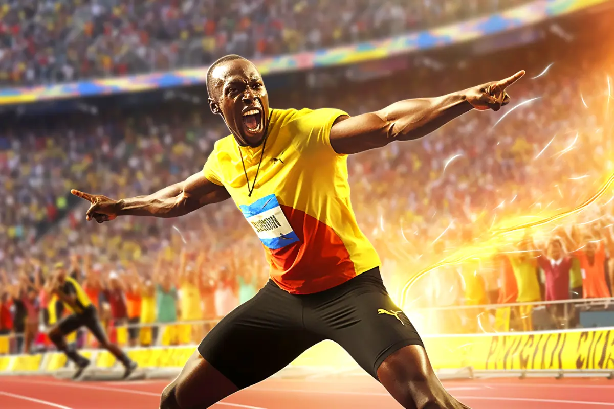 Usain Bolt's Unforgettable Sprint at the 2008 Olympics 🏃‍♂️⚡️🥇