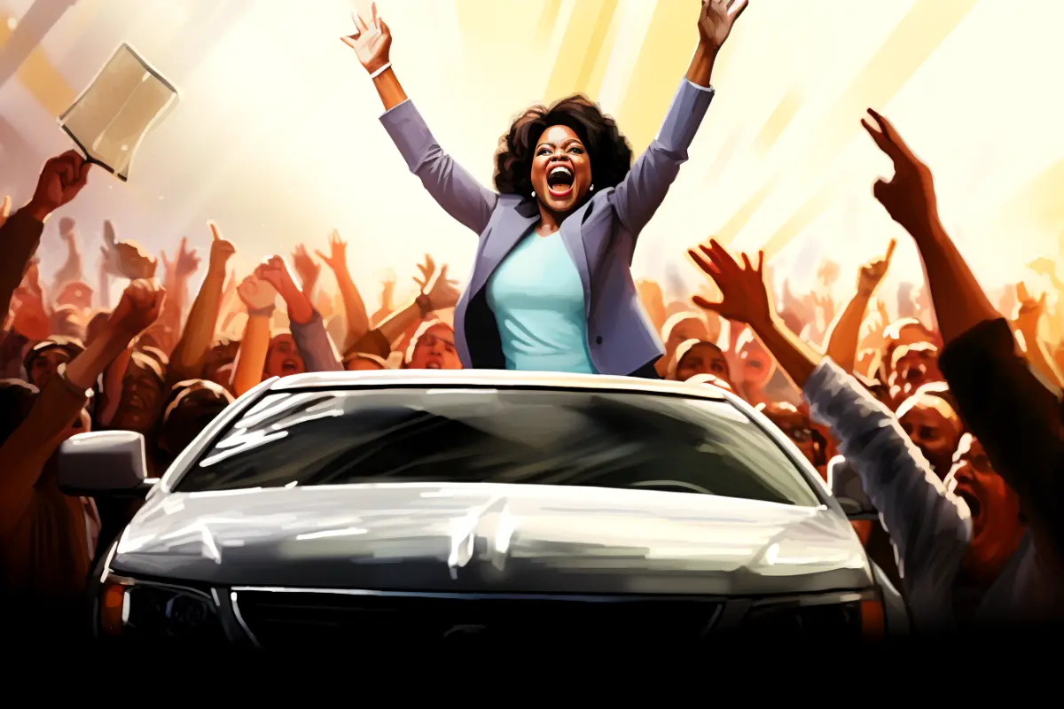 Reliving The Moment: Oprah's Epic Car Giveaway