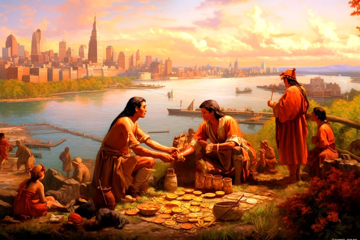 The Legendary Purchase of Manhattan for 60 Guilders!